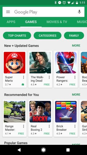 Old play store games store